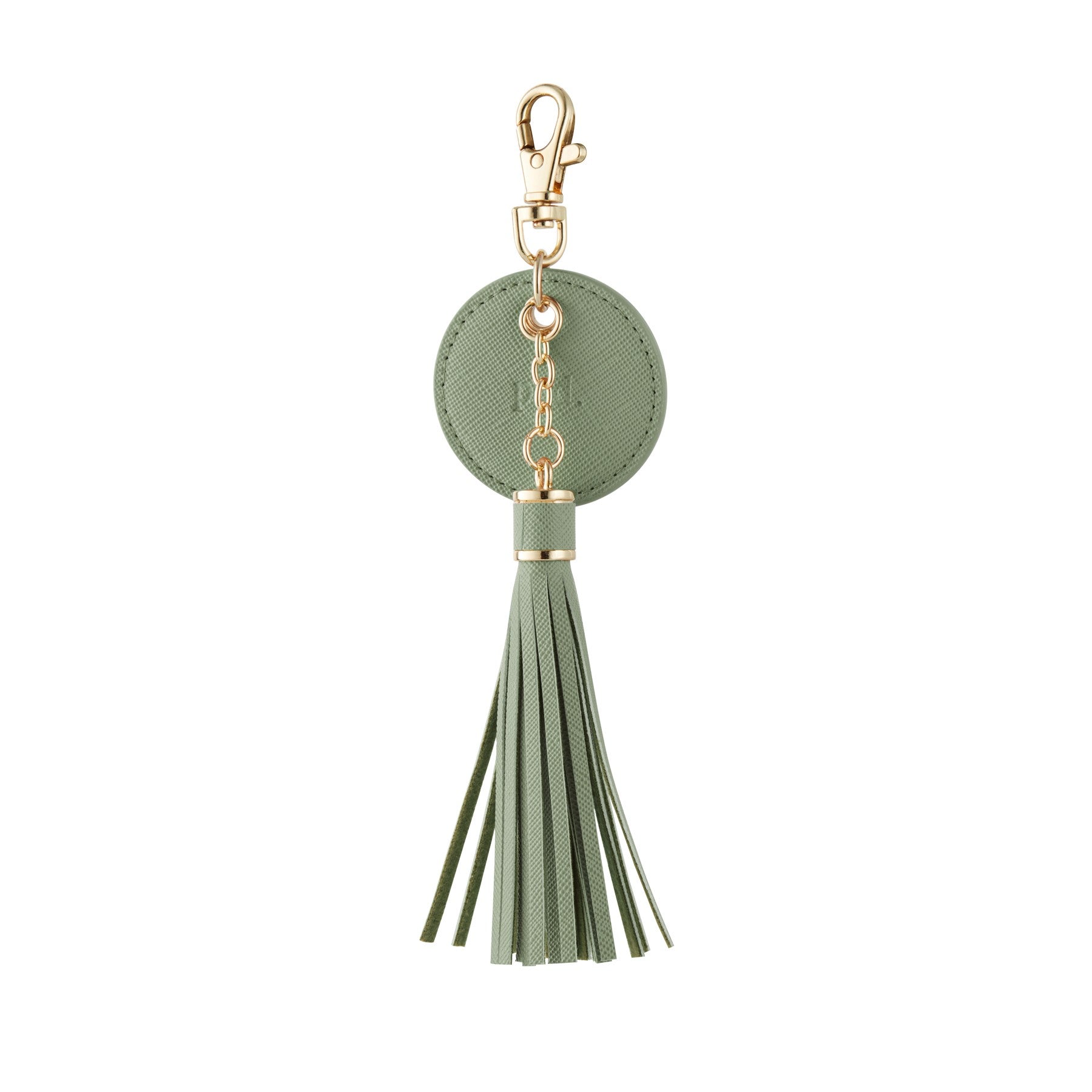 Olive Green Tassel Keychain