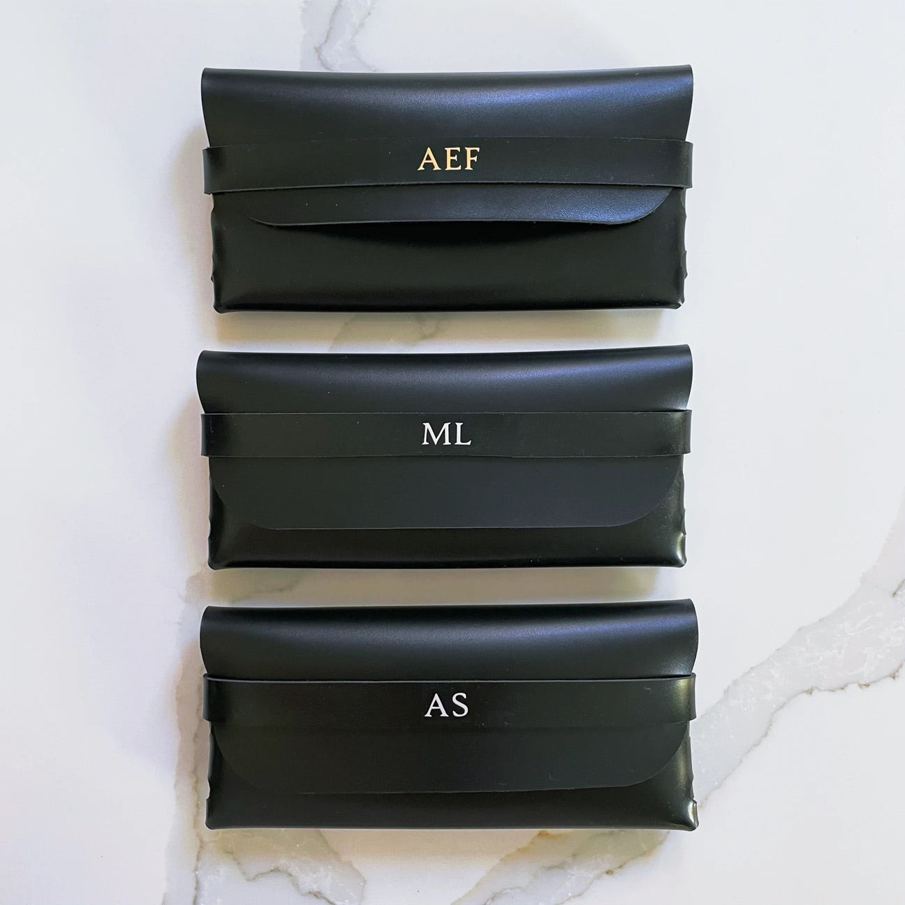 Personalized Black Sunglasses Case
